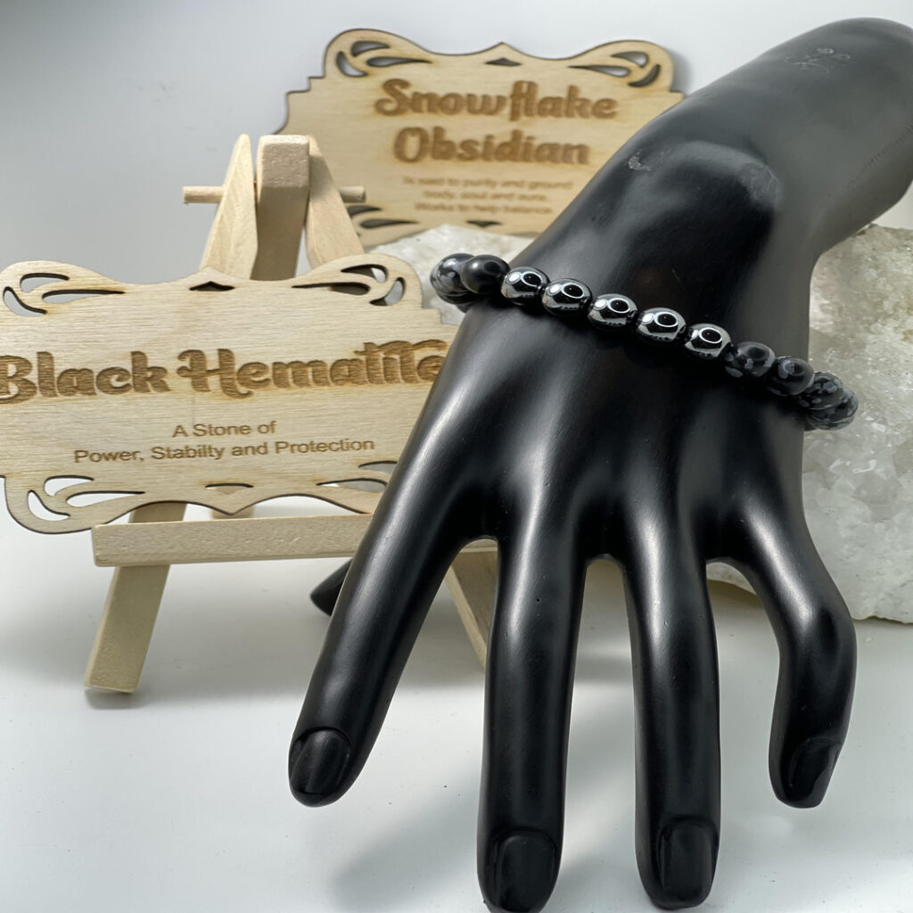 Snow flake Obsidian Zen - eyeamzenenergy